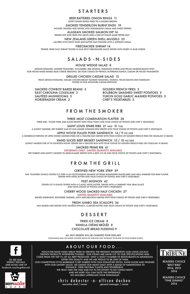 Hog-n-The Road® Authentic Barbeque